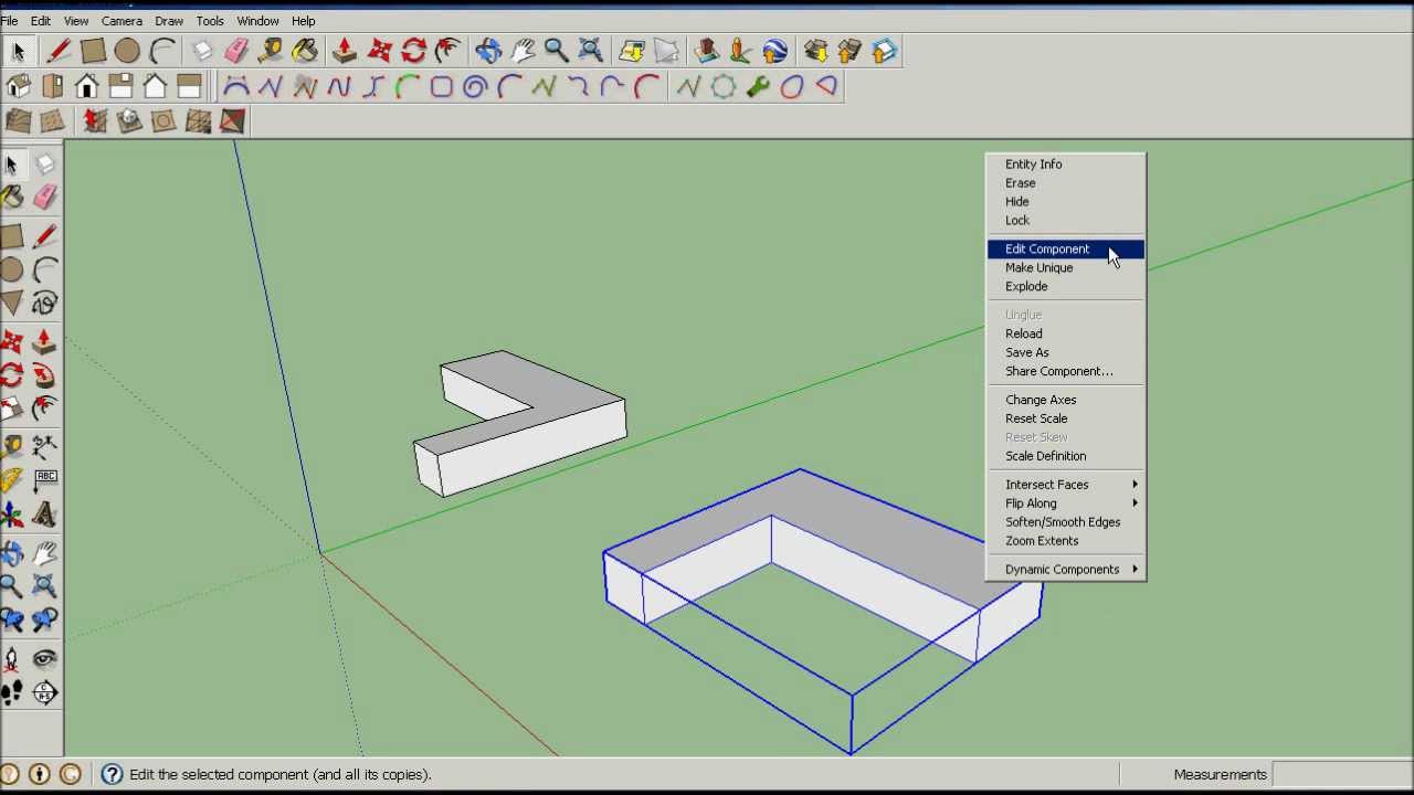 Sketchup Techniques Components Mirror Youtube