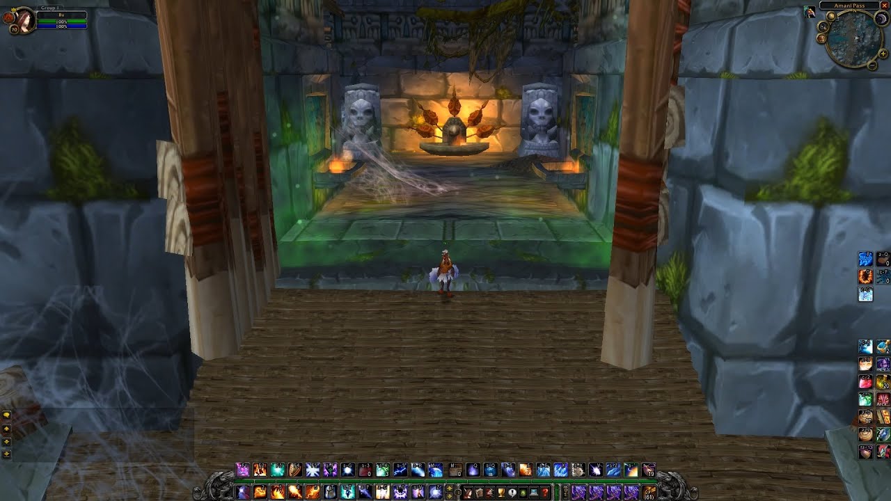 Zul Aman Za Raid Entrance Location Wow Tbc Youtube