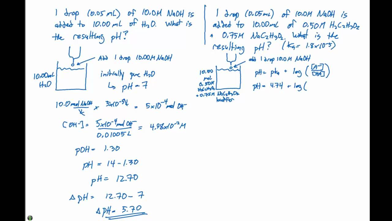 General Chemistry Buffer Problems At Brock Kyte Blog