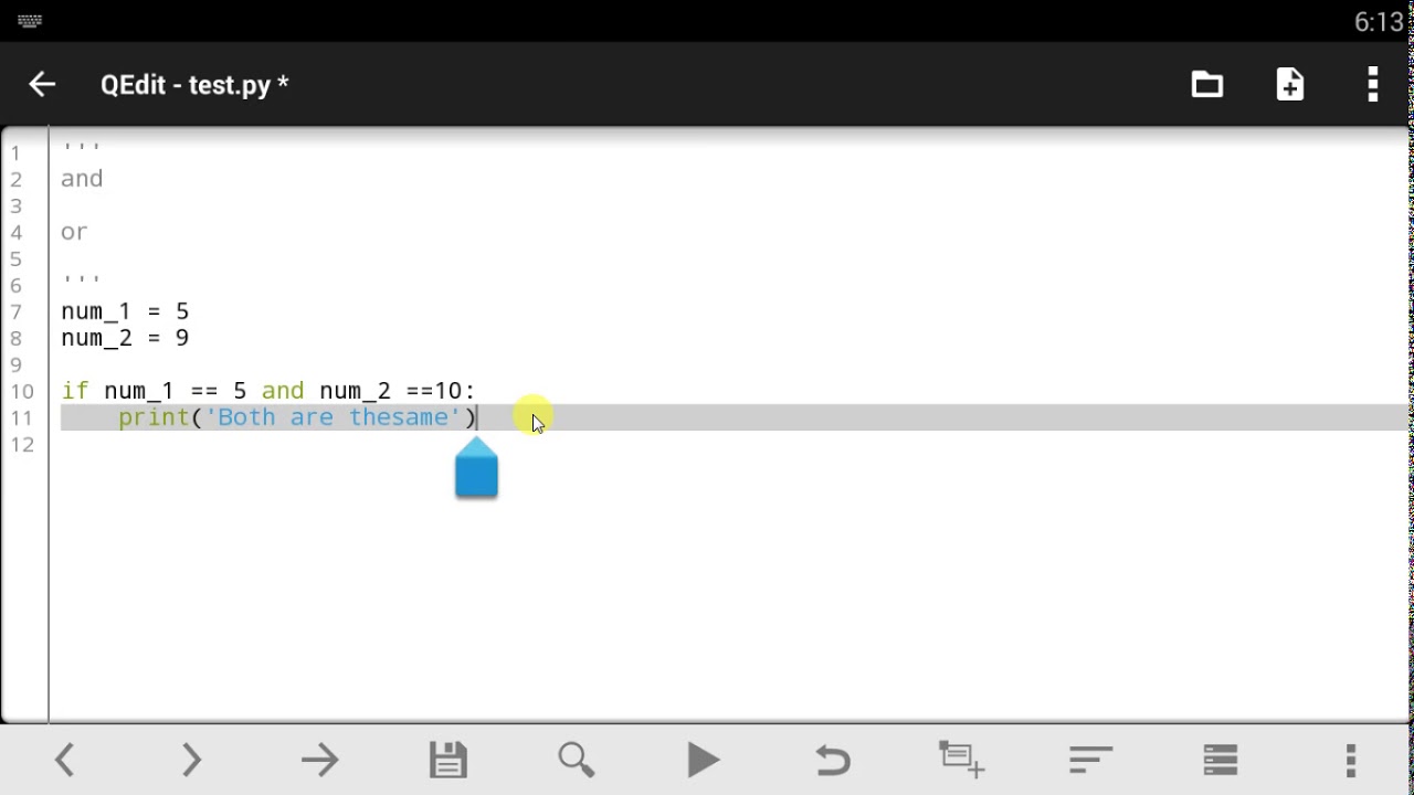 Qpython Tutorial 20 And Or Youtube