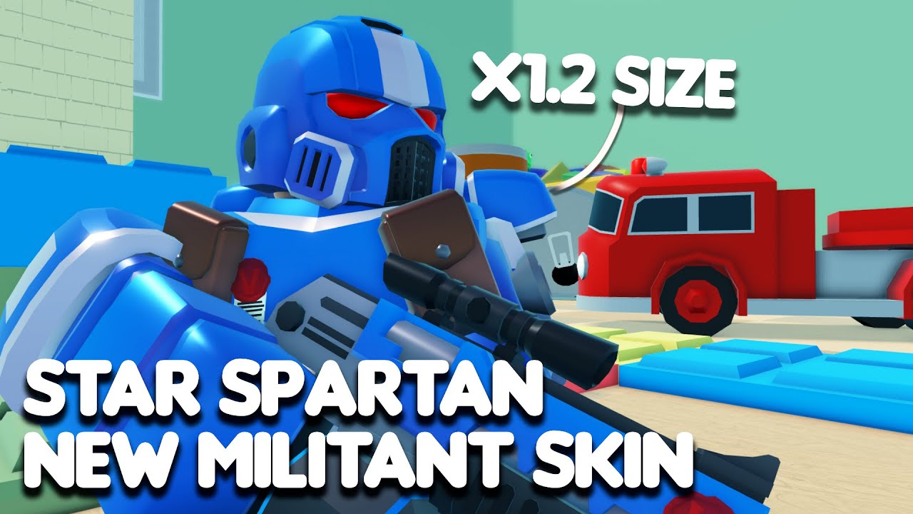 New Star Spartan Militant Skin Showcase Tower Defense Simulator