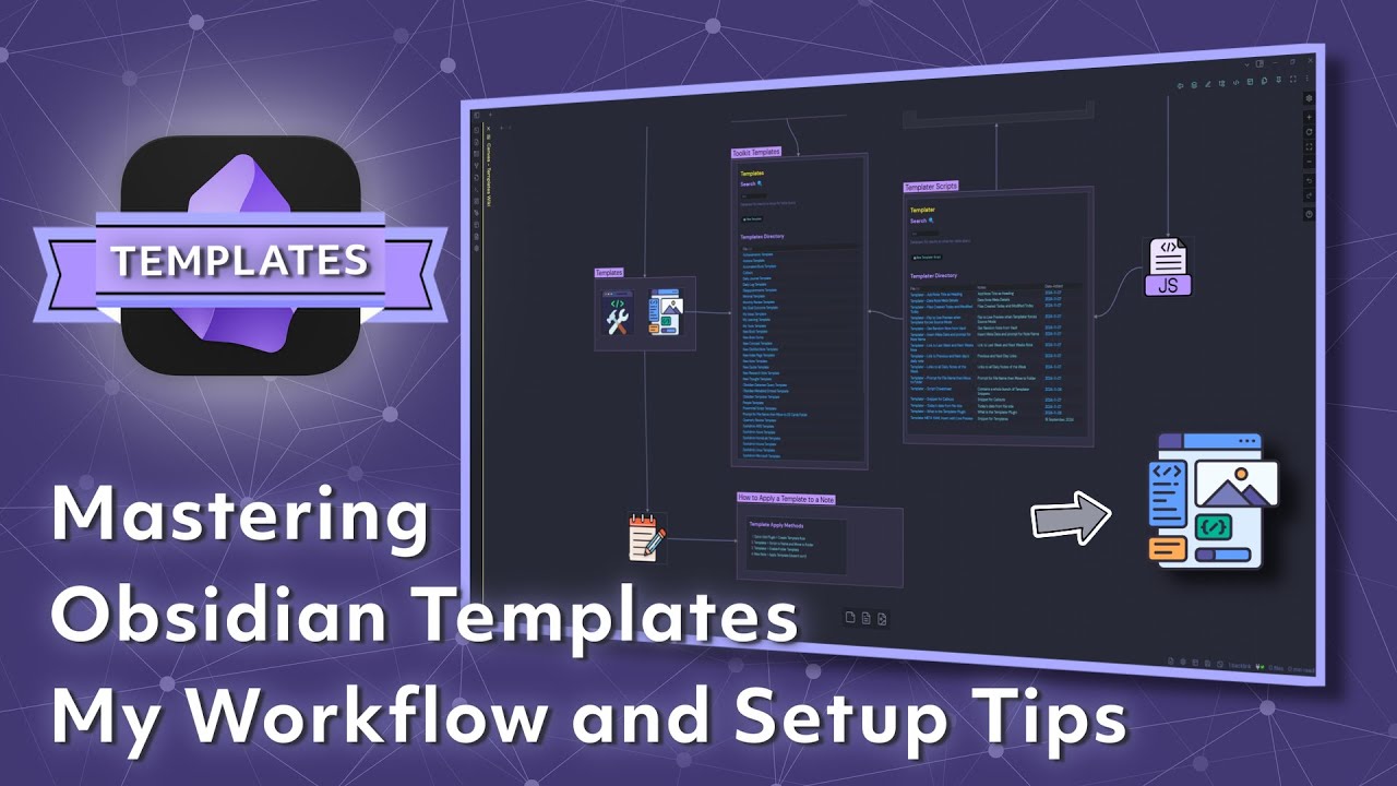 Mastering Obsidian Templates My Workflow And Setup Tips Youtube