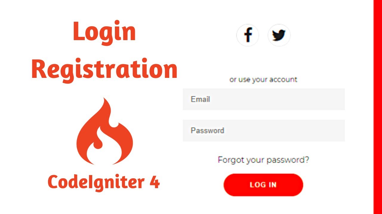 Codeigniter 4 Authentication Login And Registration Tutorial Youtube