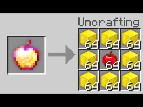 Minecraft But Crafting Is Reversed Youtube