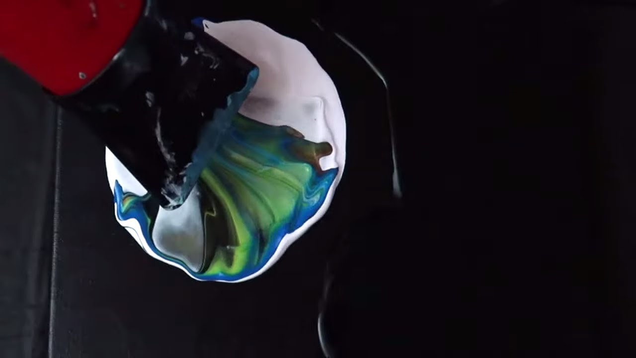 Acrylic Pouring Dutch Pour Technique Youtube