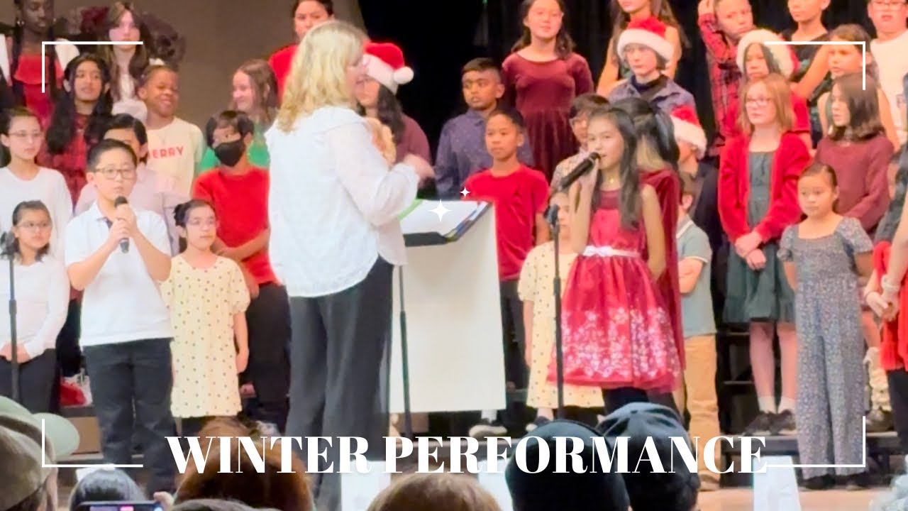 My Solo Winter Choir Performance Youtube