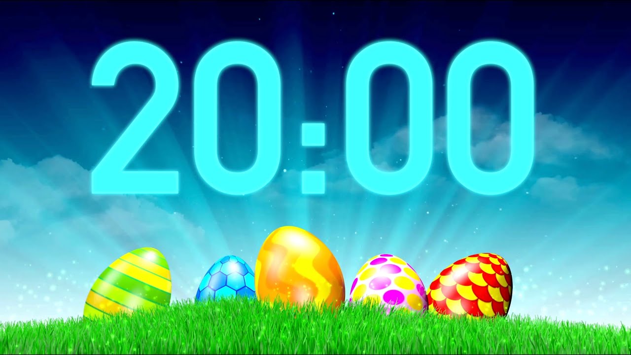 20 Minute Easter Timer With Music 4k рџє Youtube