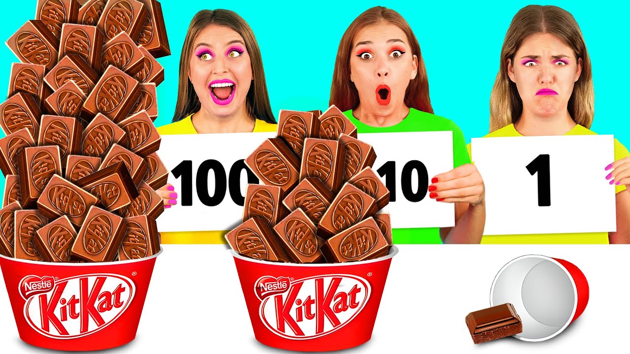 Tantangan 100 Lapis Makanan Dapur Lezat Hacks Teenteam Challenge