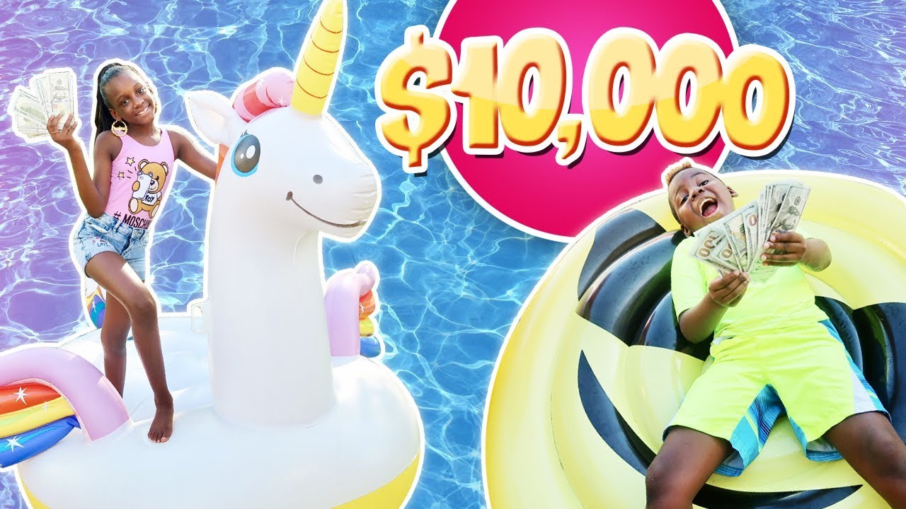 Last To Fall In The Pool Wins 1 000 Youtube