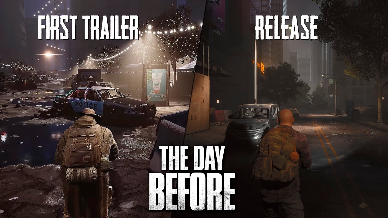 The Day Before Original Trailer Vs Real Gameplay Direct Comparison