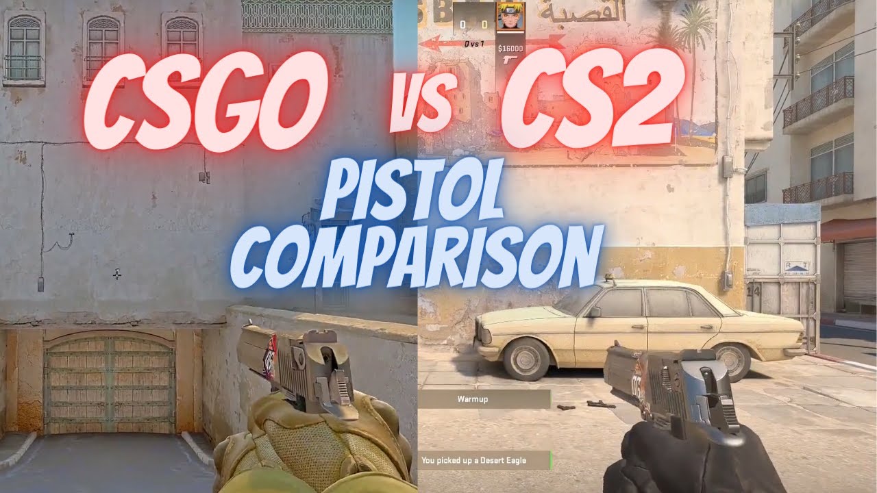Csgo Vs Cs2 Pistol Comparison Youtube