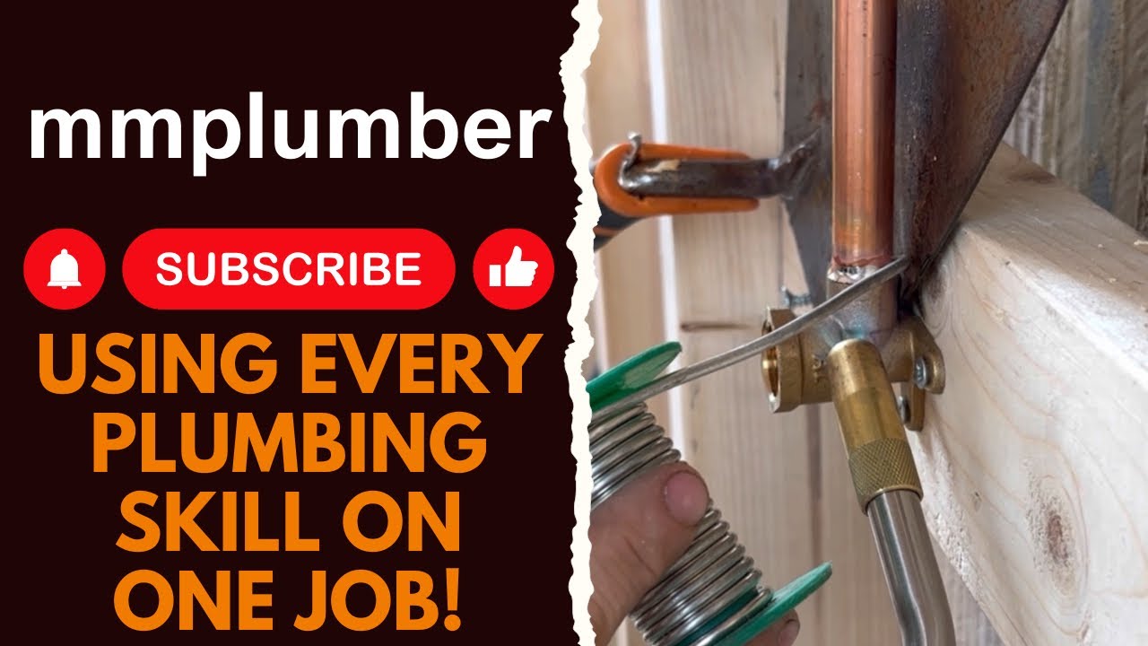 Using Every Plumbing Skill On One Job Youtube