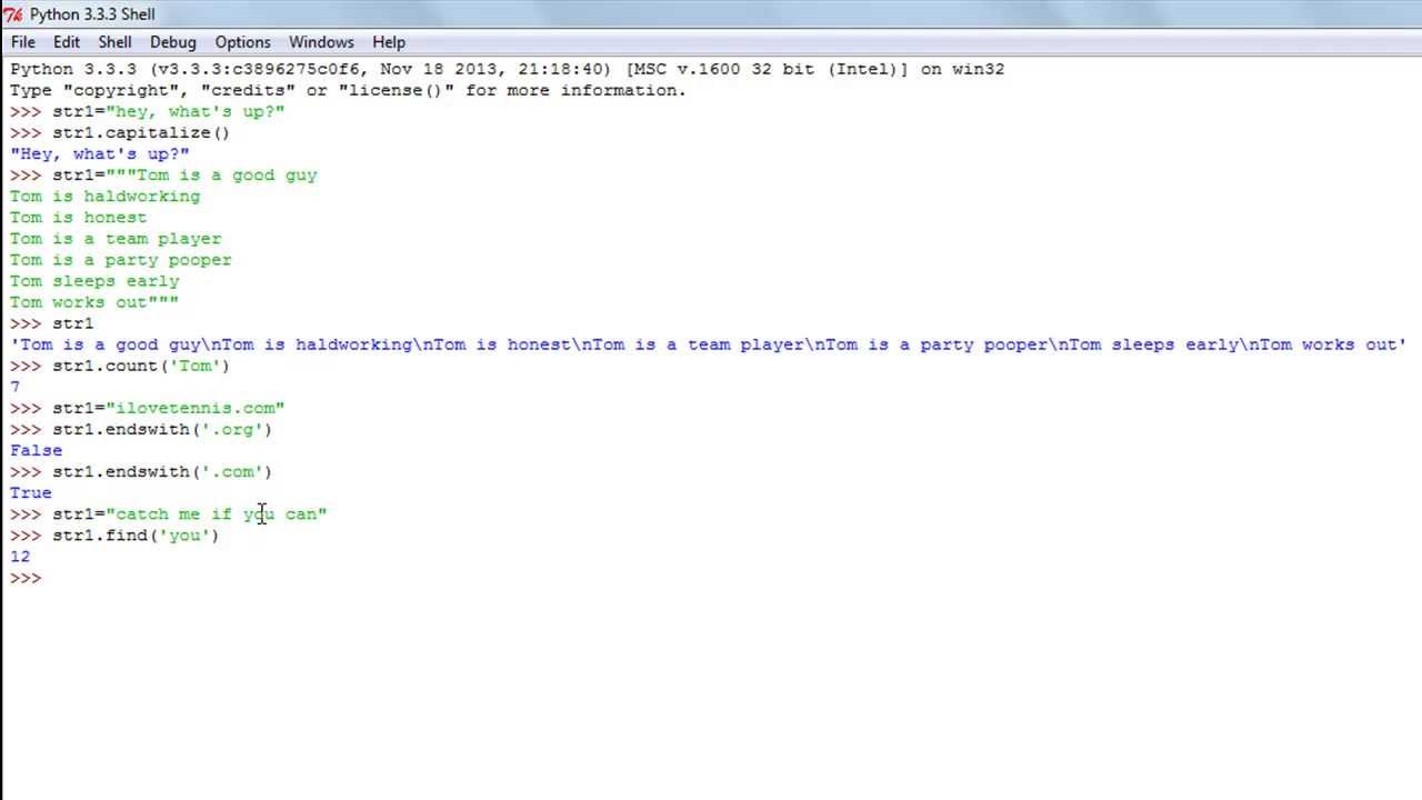 Python Programming Tutorial 26 String Functions Part 1 Youtube