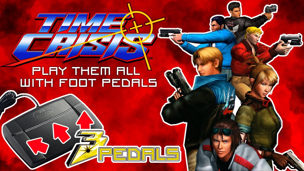 Play Every Time Crisis Game On 30 Infinity Foot Pedal 1 2 3 4 5