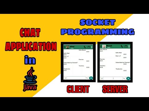 Chat Application Java Project Socket Programming Networking