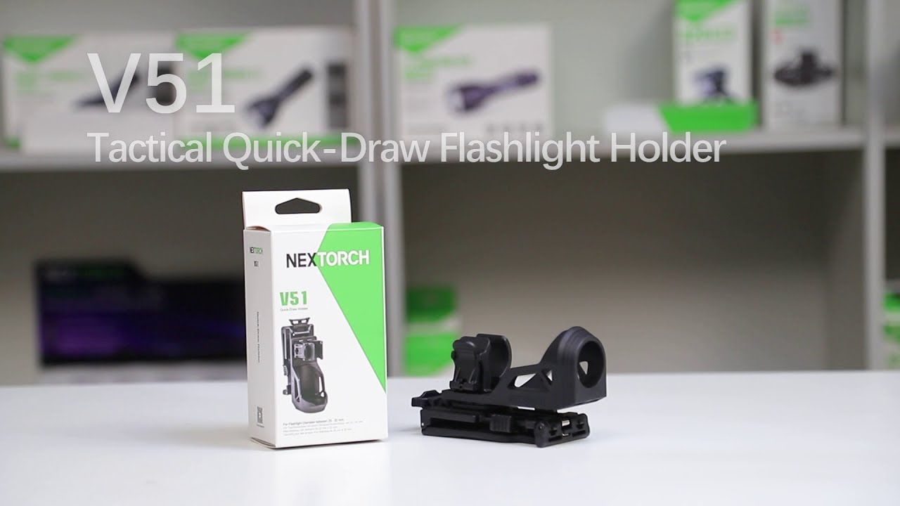 Nextorch V51 Tactical Quick Draw Flashlight Holder Quick Intro Youtube