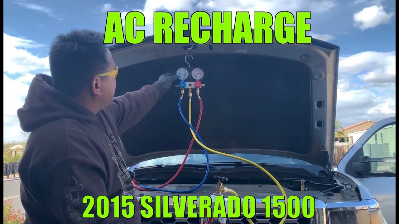Ac Recharge Chevy Silverado 1500 Youtube