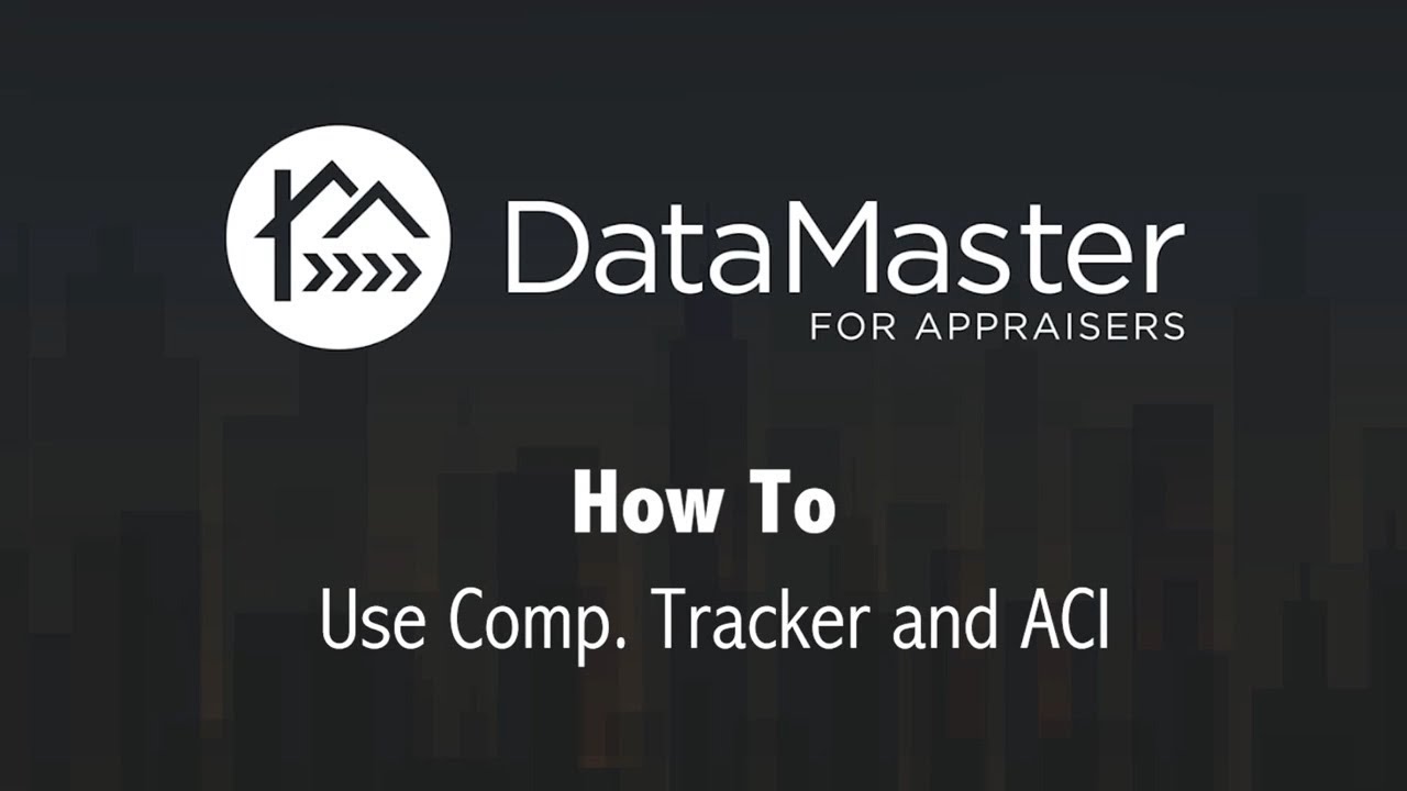 How To Use Comp Tracker And Aci Youtube
