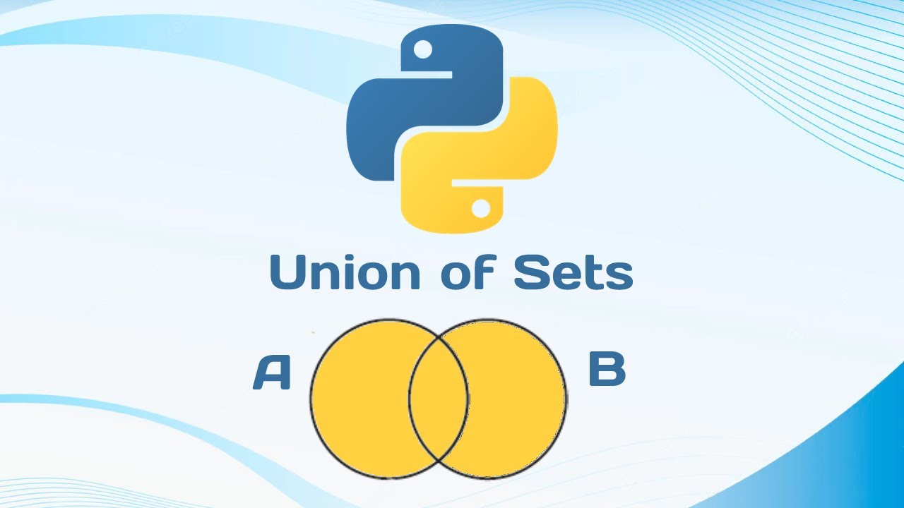 Python Sets Union Pythonprogramming Youtube