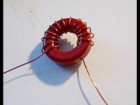How To Wind Toroid Inductors Youtube
