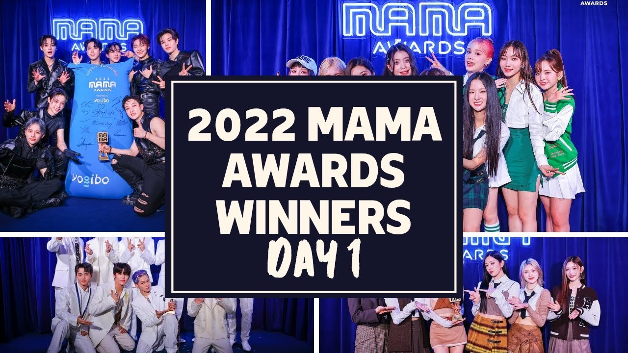 2022 Mama Awards Day 1 Winners November 29 2022 Youtube