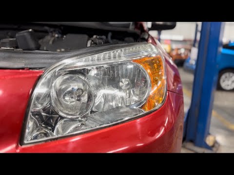 2008 Toyota Rav4 Headlight Restoration Youtube