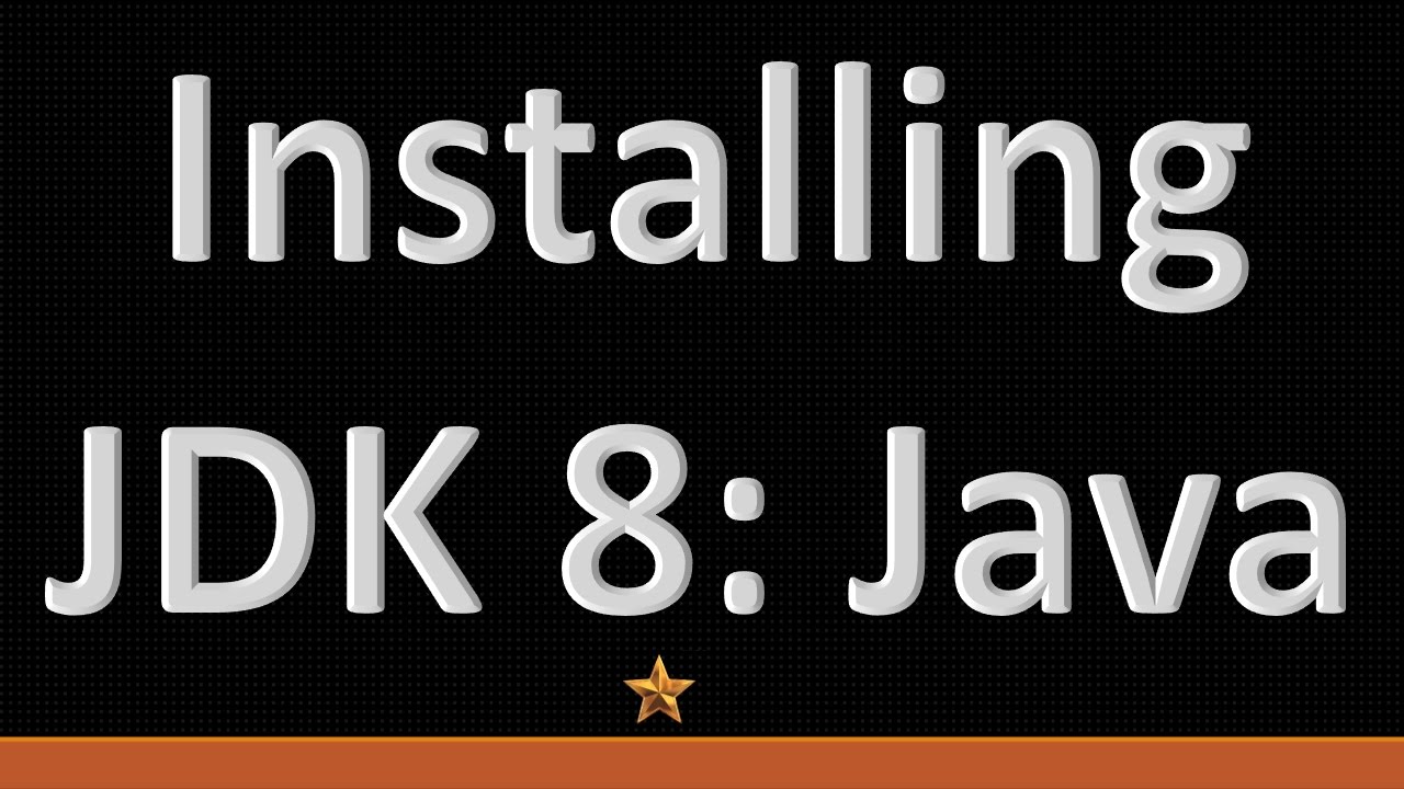 Installing Jdk 8 Jtb 1 Youtube