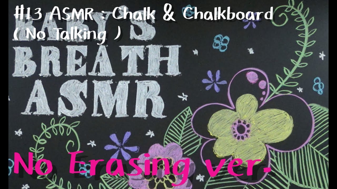 13 Asmr Chalk Chalkboard No Talking No Erasing Ver Long