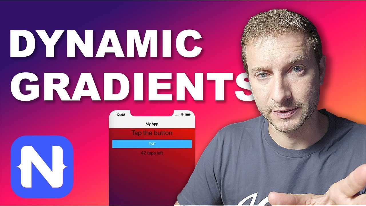 Dynamic Gradients In Nativescript Tutorial Youtube