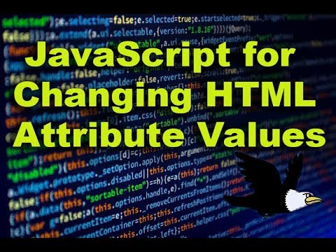 Javascript For Changing Html Attribute Values Youtube