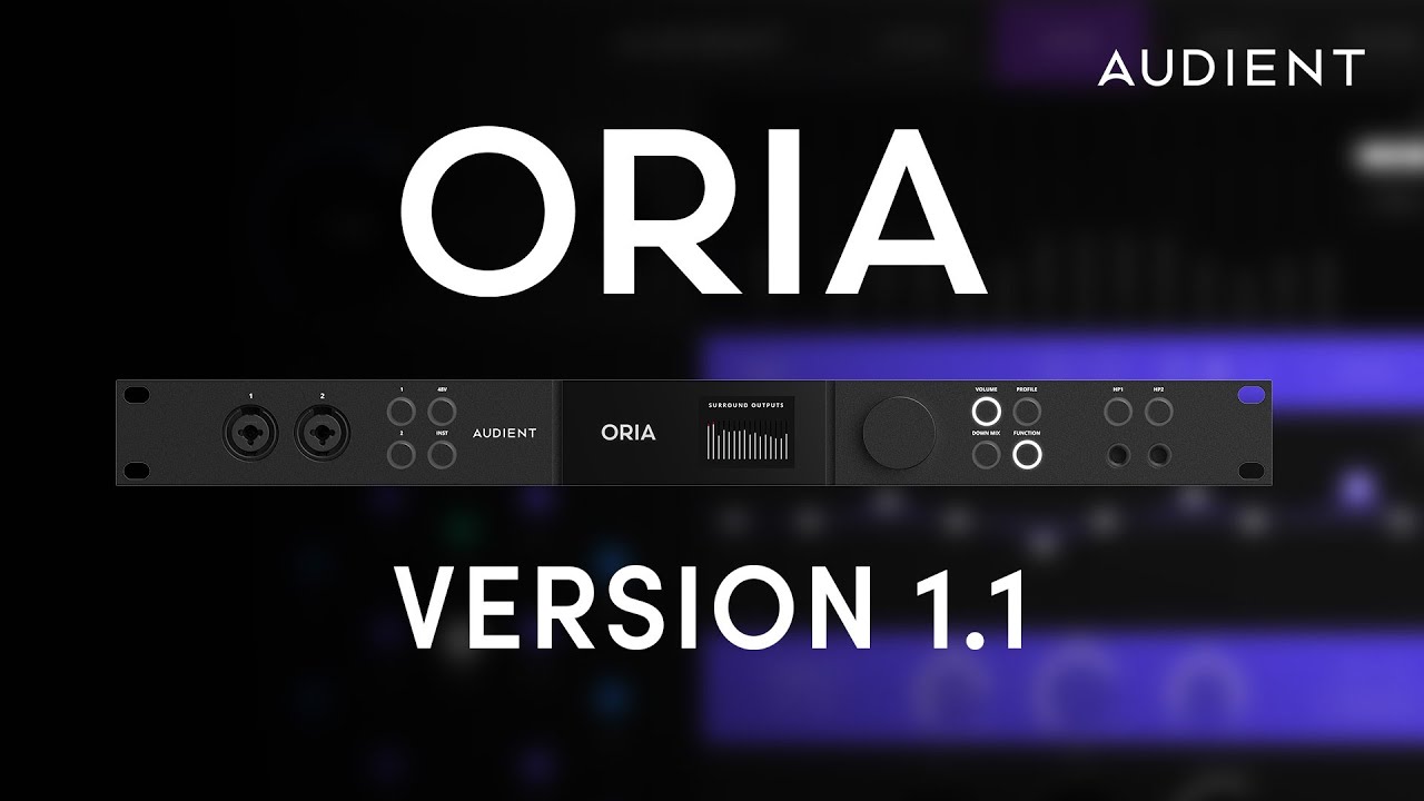 Oria Version 1 1 New Feature Update Youtube