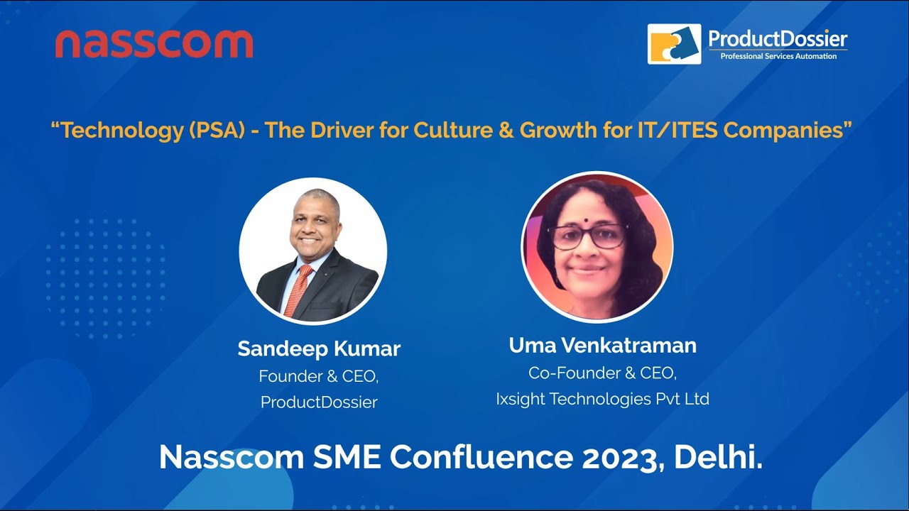 Sandeep Kumar Talks About Technology Psa Nasscom Sme Confluence