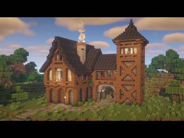 Minecraft Building Medieval Minecraft How To Build A Large Medieval