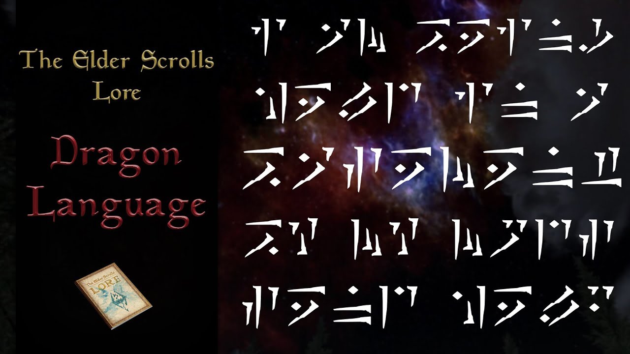 Lore Dragon Language Skyrim Dragon Language Wtqm