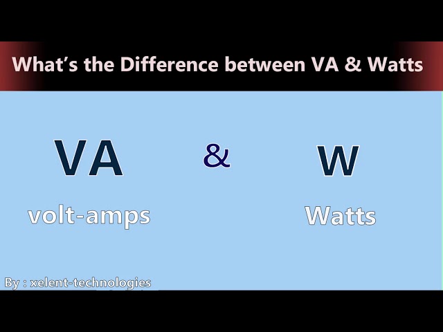 How To Understand Electricity Volts Amps And Watts 44 Off