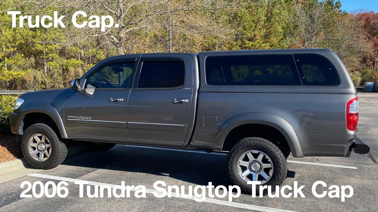 2006 Toyota Tundra Phantom Gray Pearl Snugtop Camper Shell Walk Around