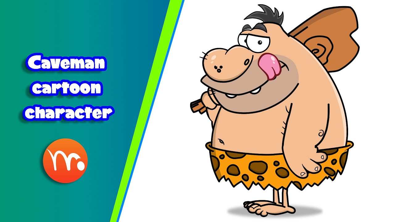 Caveman Cartoon Character Rigged Animation Youtube