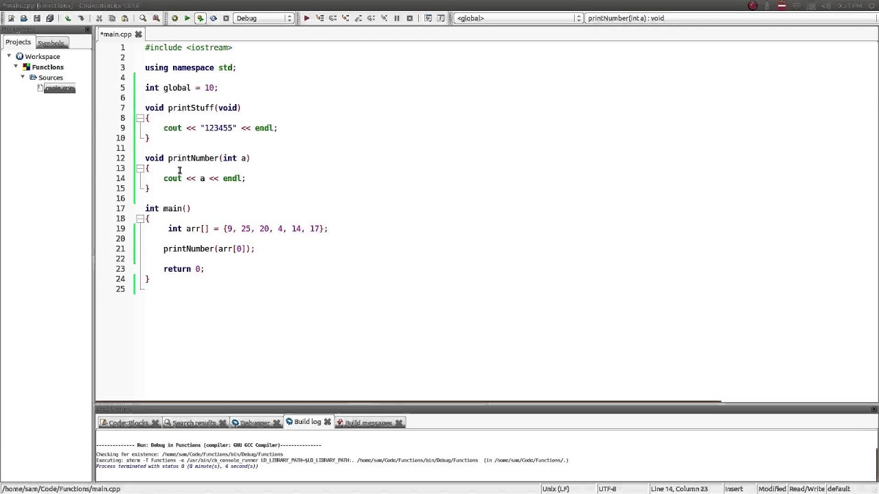Coding Functions Variable Scope Youtube