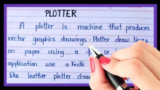 What Is Plotter Definition Of Plotter What Is Computer Doovi
