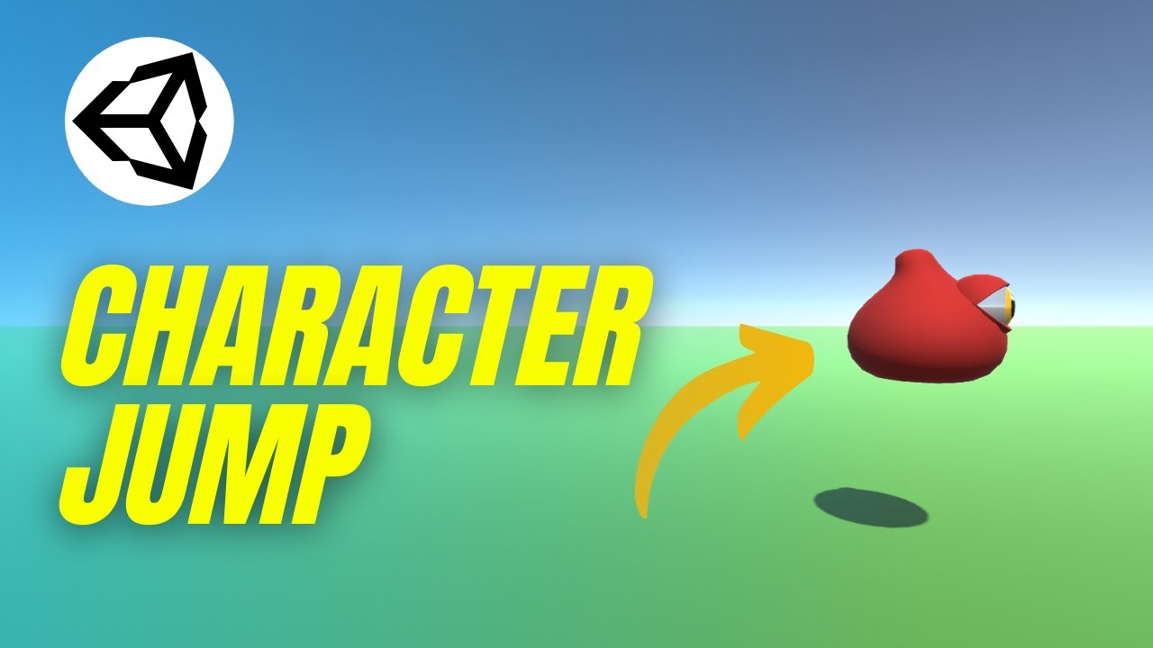 Making A Character Jump Unity Tutorial Youtube