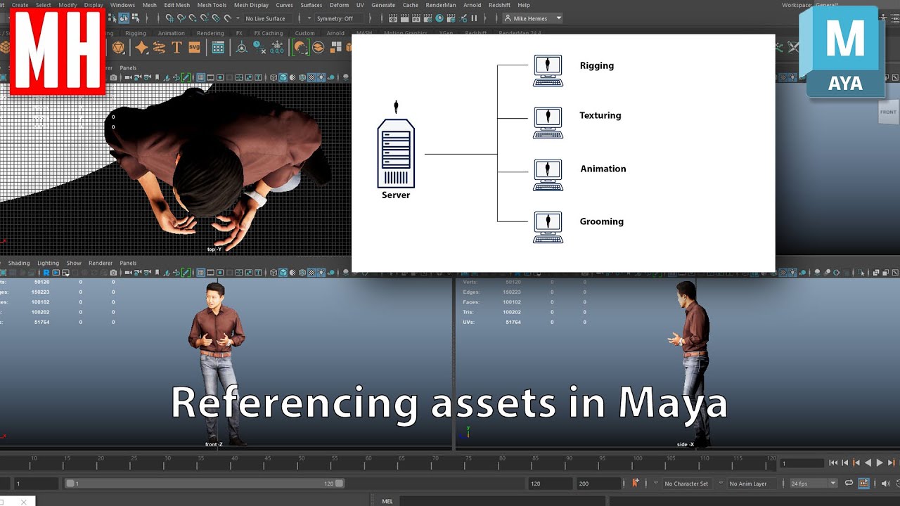 How Create References In Maya Autodesk Support And Problem Solving