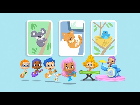 Bubble Guppies The Baby Animals Song Sub Español Youtube
