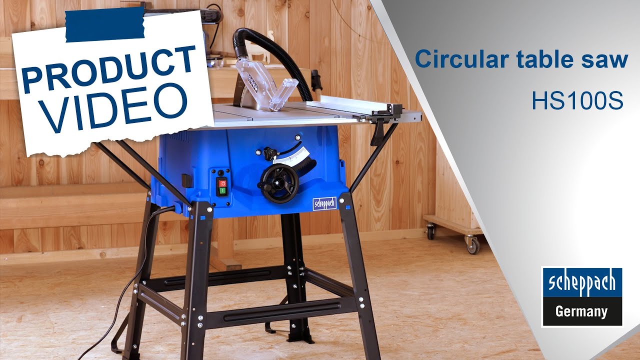 Circular Table Saw Hs100s Youtube