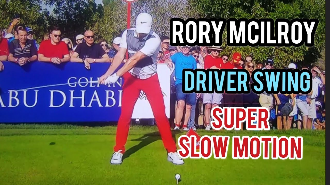 Rory Mcilroy Driver Swing In Super Slow Motion Face On Youtube