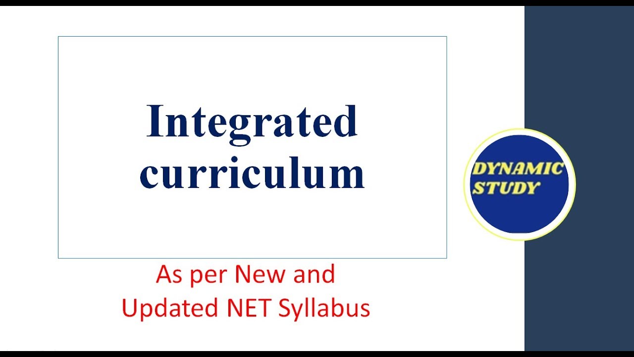 Integrated Curriculum Youtube