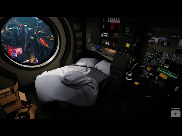 Scifi Cyberpunk City Ambience Sounds Cyberpunk City Vectors