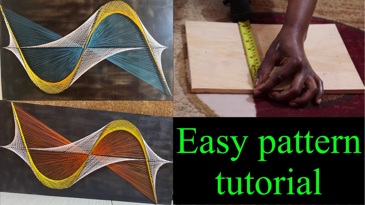 String Art Wave String Art Pattern Part One Youtube