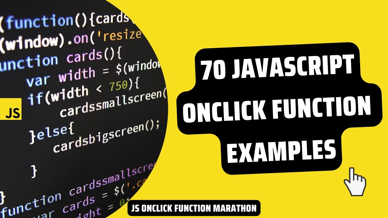 Javascript Onclick At Chelsea Elyard Blog