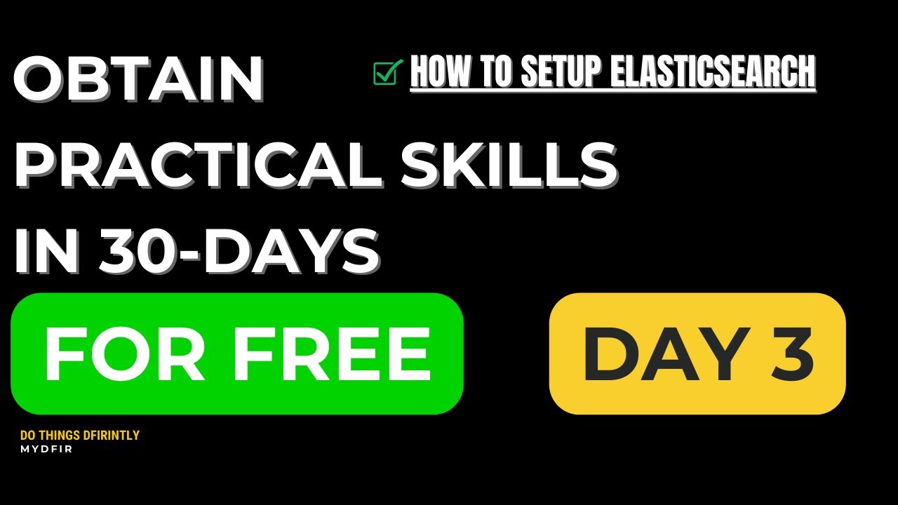 Elasticsearch Setup Tutorial Day 3 Youtube