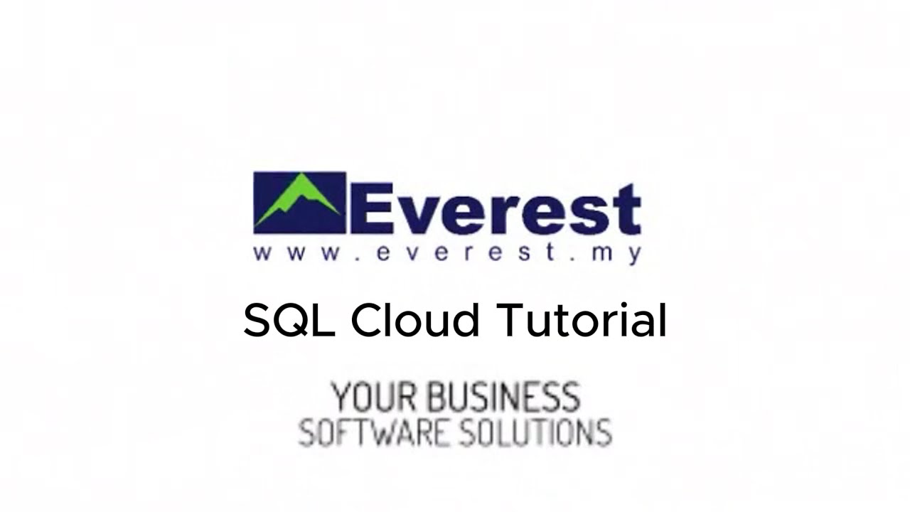 Sql Cloud Tutorial Youtube